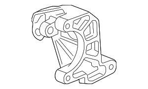2010-2017 GM Power Steering Pump Bracket 12618102 GM | GMPartsDirect.com