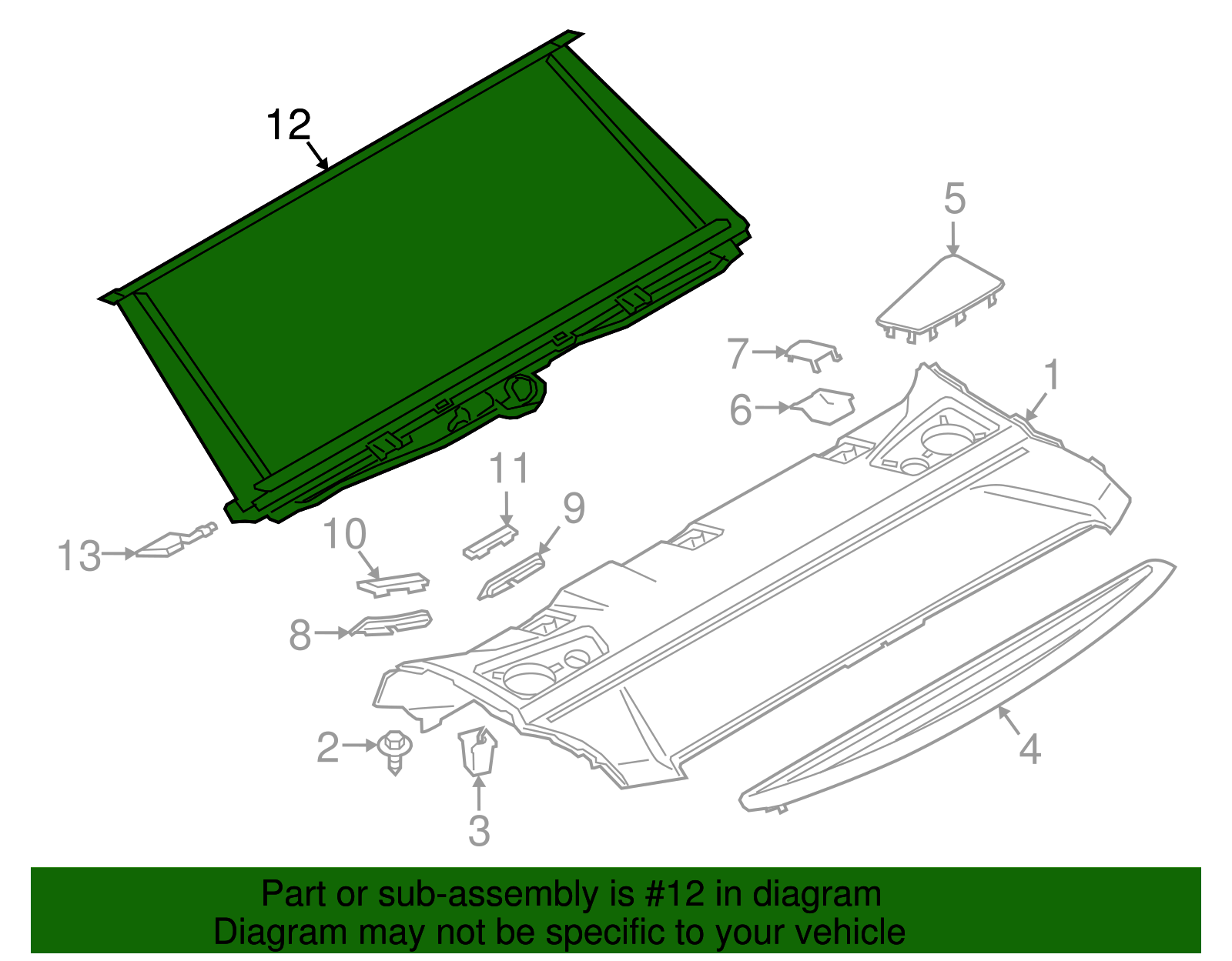 Genuine BMW 51-46-7-419-496 | Sunshade | FREE Shipping on Most Orders ...