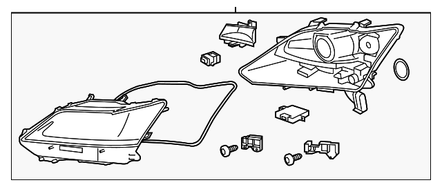 81145-30F80 - 2013-2015 Lexus - Headlamp Assembly | My L Parts