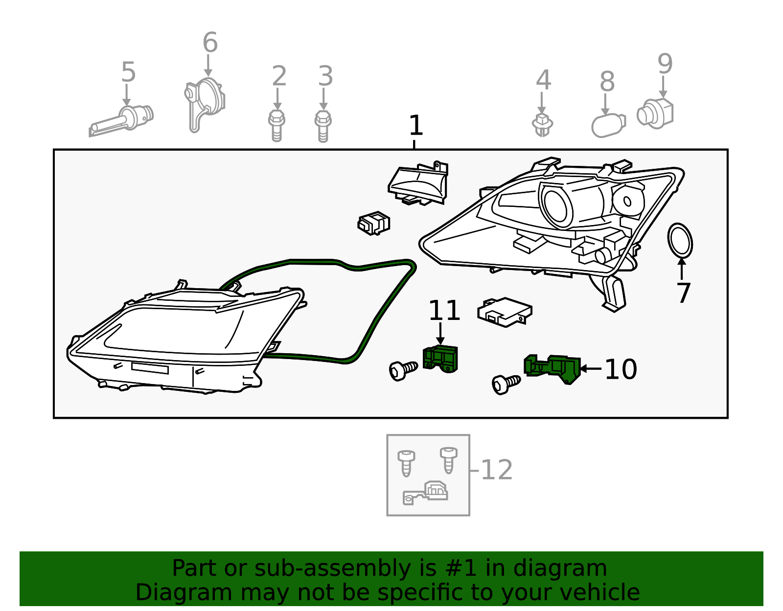 81185-30G00 - High-Quality Headlight Assembly for 2013-2015 Lexus ...