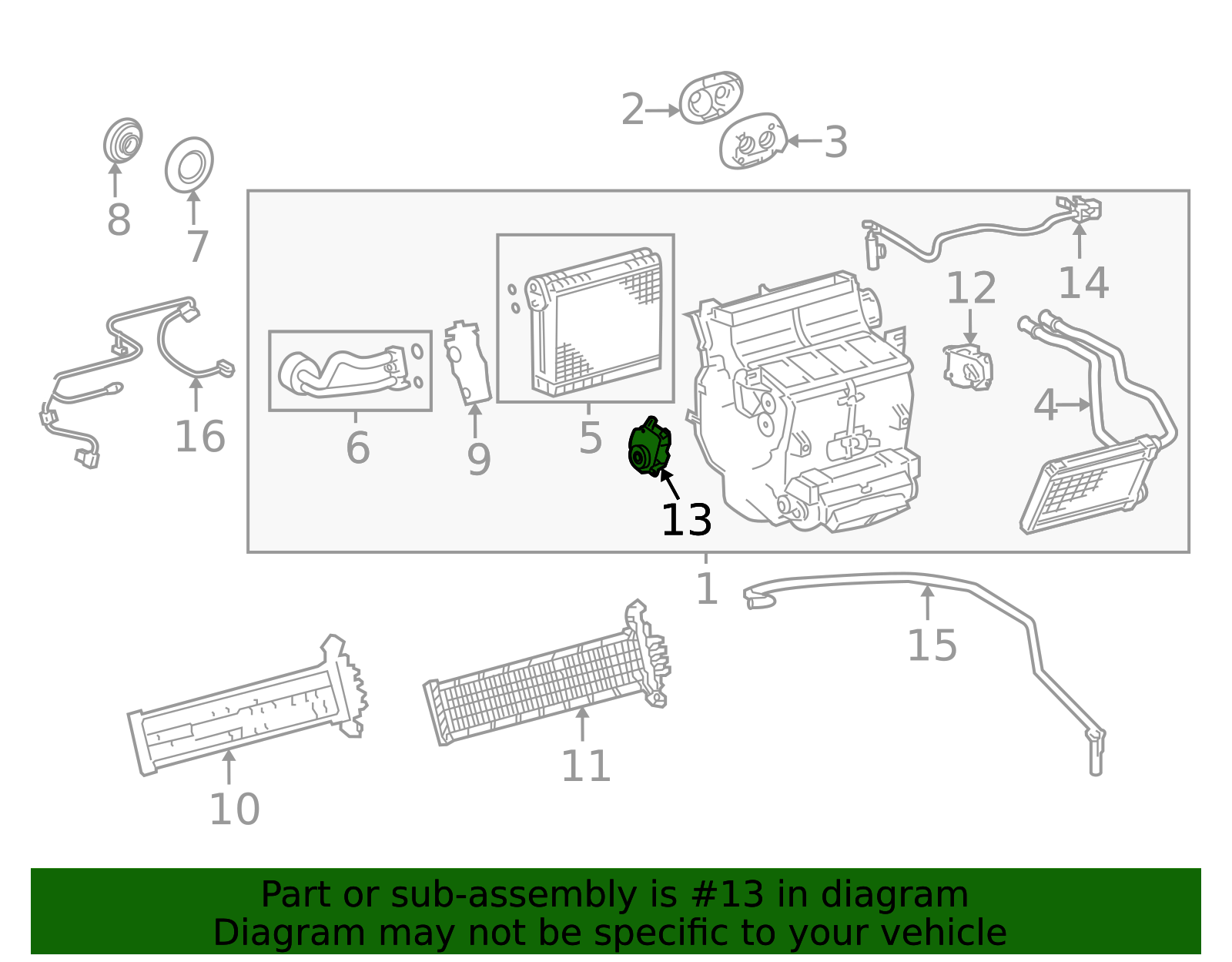 2025 Toyota 4Runner HVAC Air Inlet Door Actuator 87106-60560 | Bam ...