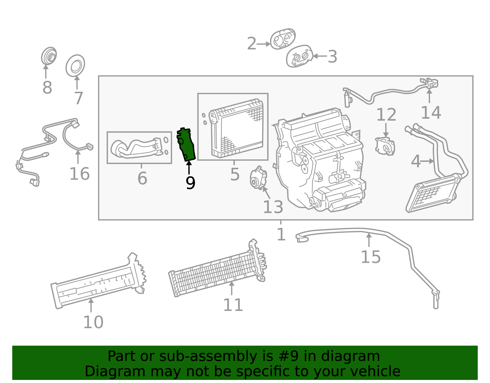 2023-2025 Toyota Expansion Valve 88515-58050 | Toyota Parts Center