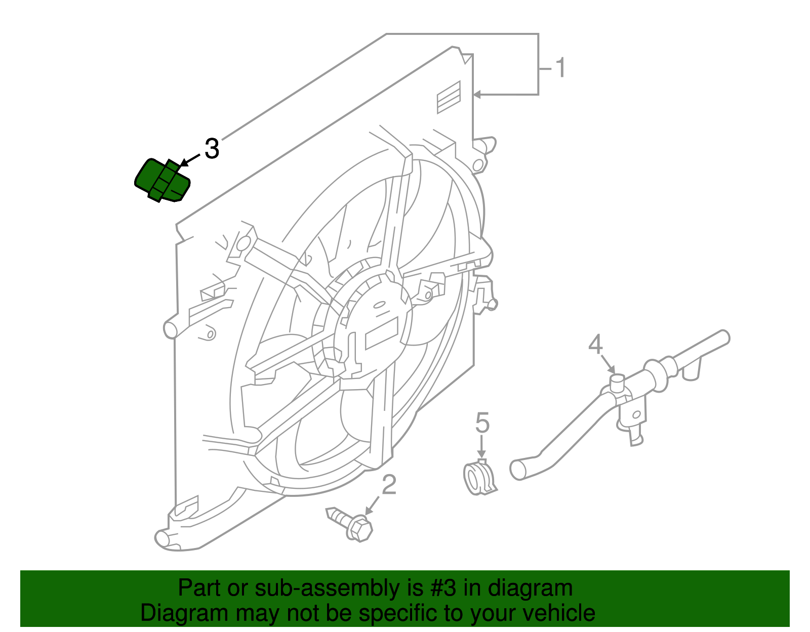 21493-4EA0A - Fan Resistor 2017-2023 Nissan | Nissan Parts ...