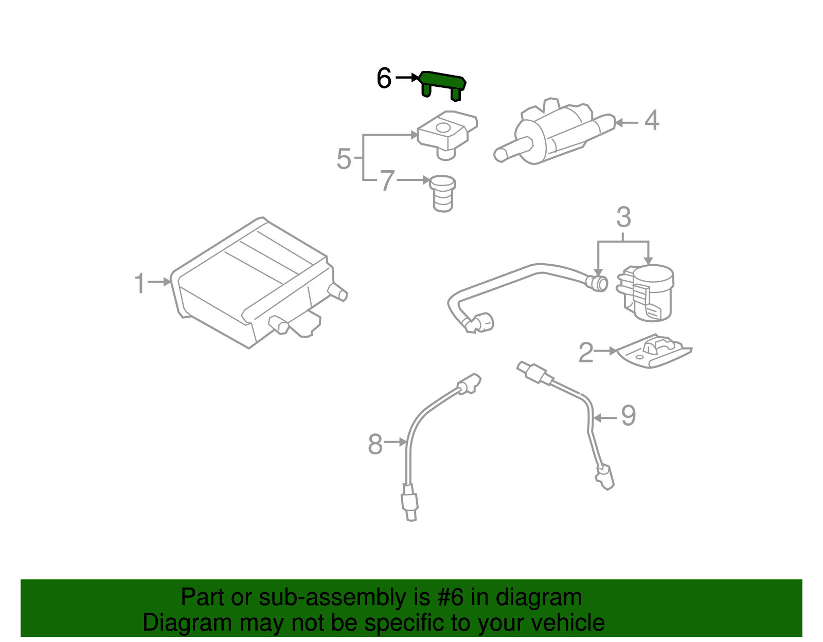 12615934 - Manifold Absolute Pressure Sensor Retainer - 2008-2019 GM ...