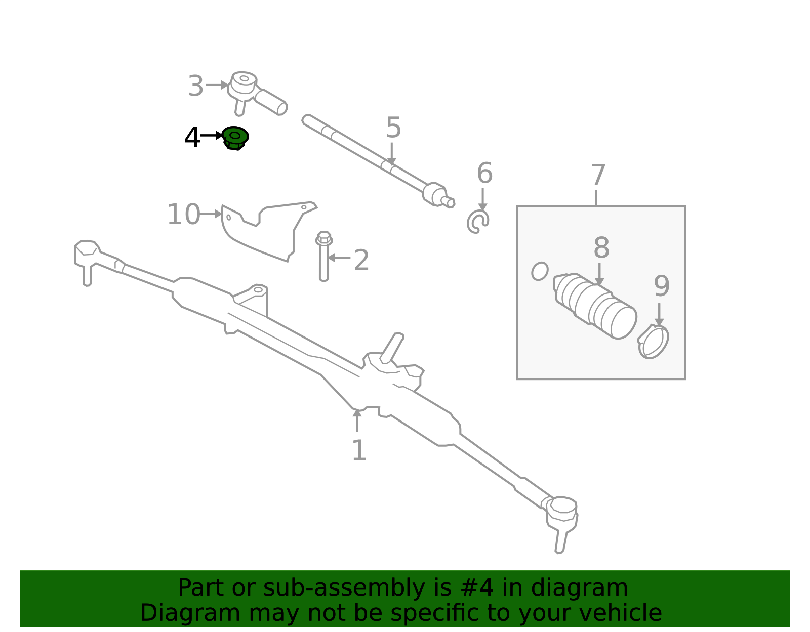 Stabilizer Link Nut W705606-S440 | OEM Parts Online