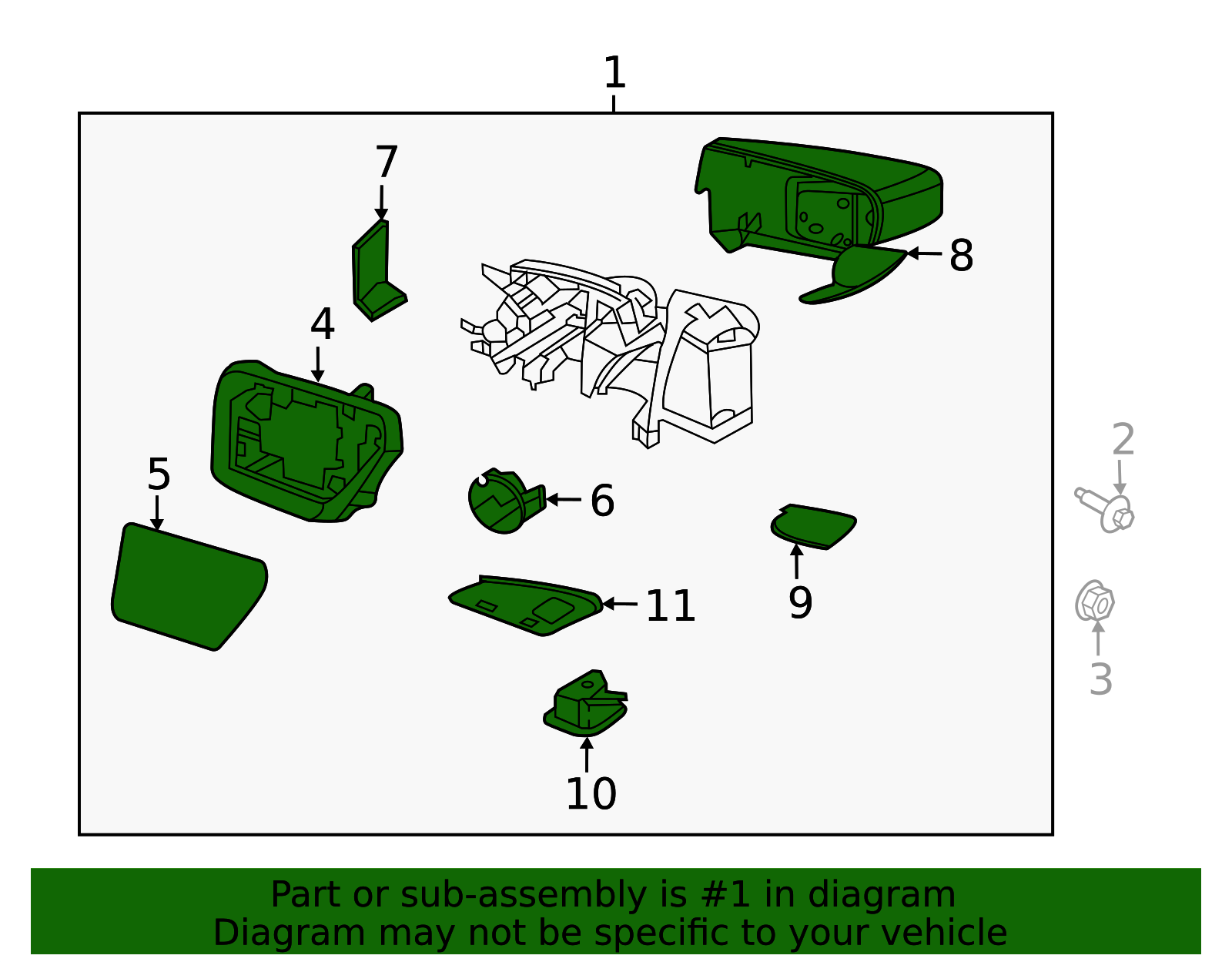 ML3Z-17682-SB - Mirror 2021-2025 Ford F-150 | Ford Parts Direct