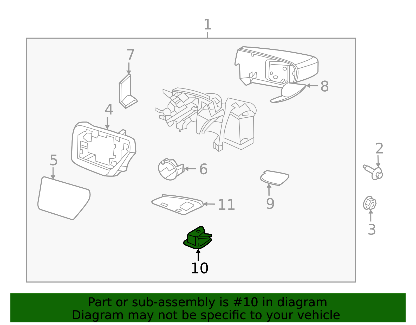 2021-2025 Ford Courtesy Light kl3z13b375a | TascaParts.com
