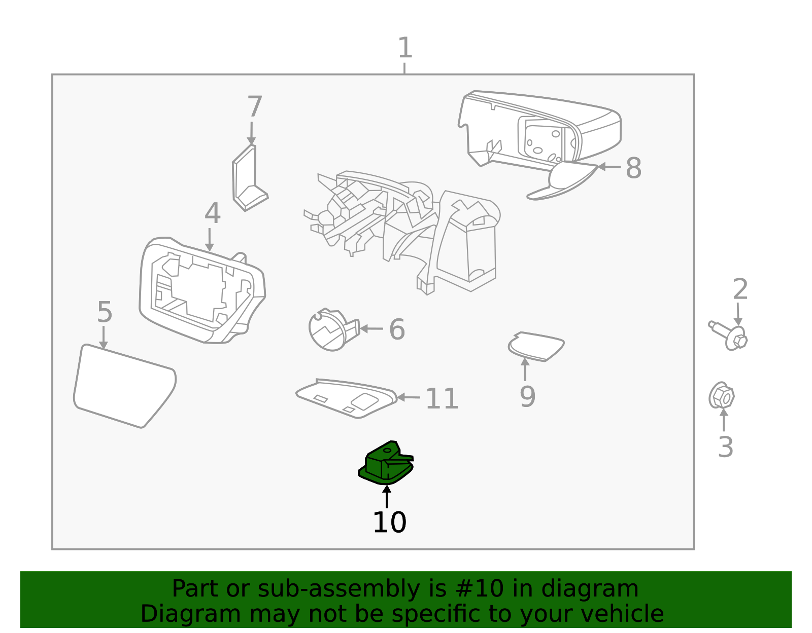 2021-2025 Ford Puddle Lamp KL3Z-13B375-A | OEM Parts Online