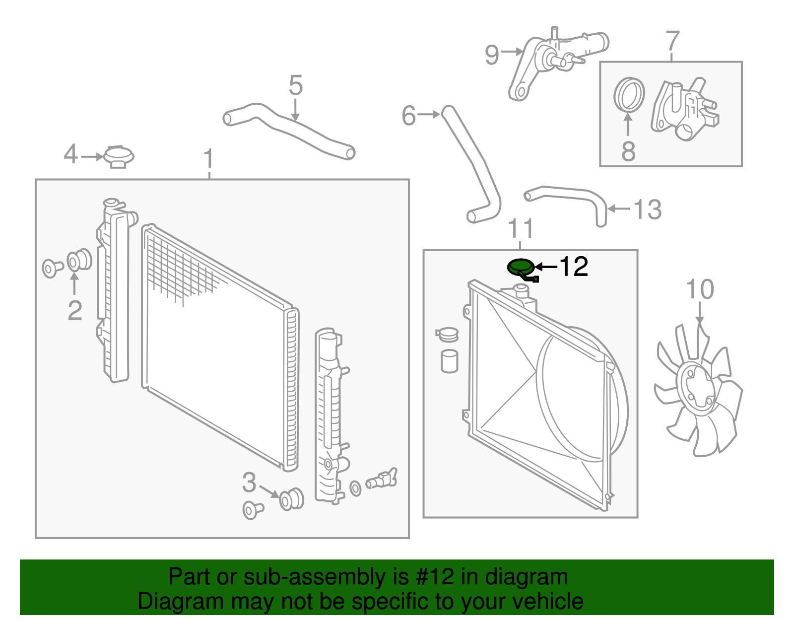 16405-0P030 - Reservoir Cap - 2005-2020 Toyota Tacoma | Nucar Toyota of ...