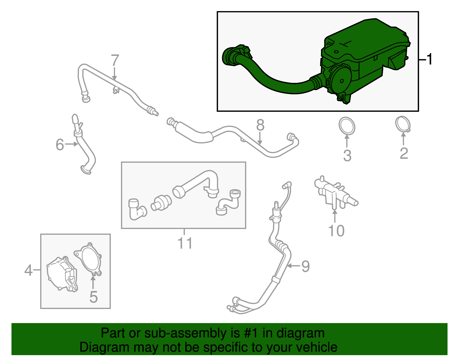 2015-2016 Ford Engine Oil Separator Filter FC3Z-6A785-C | OEM Parts Online