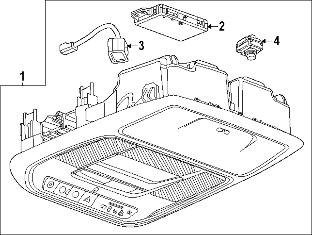 2025 Buick Enclave Overhead Console 26511614 | Capital Chevy Parts