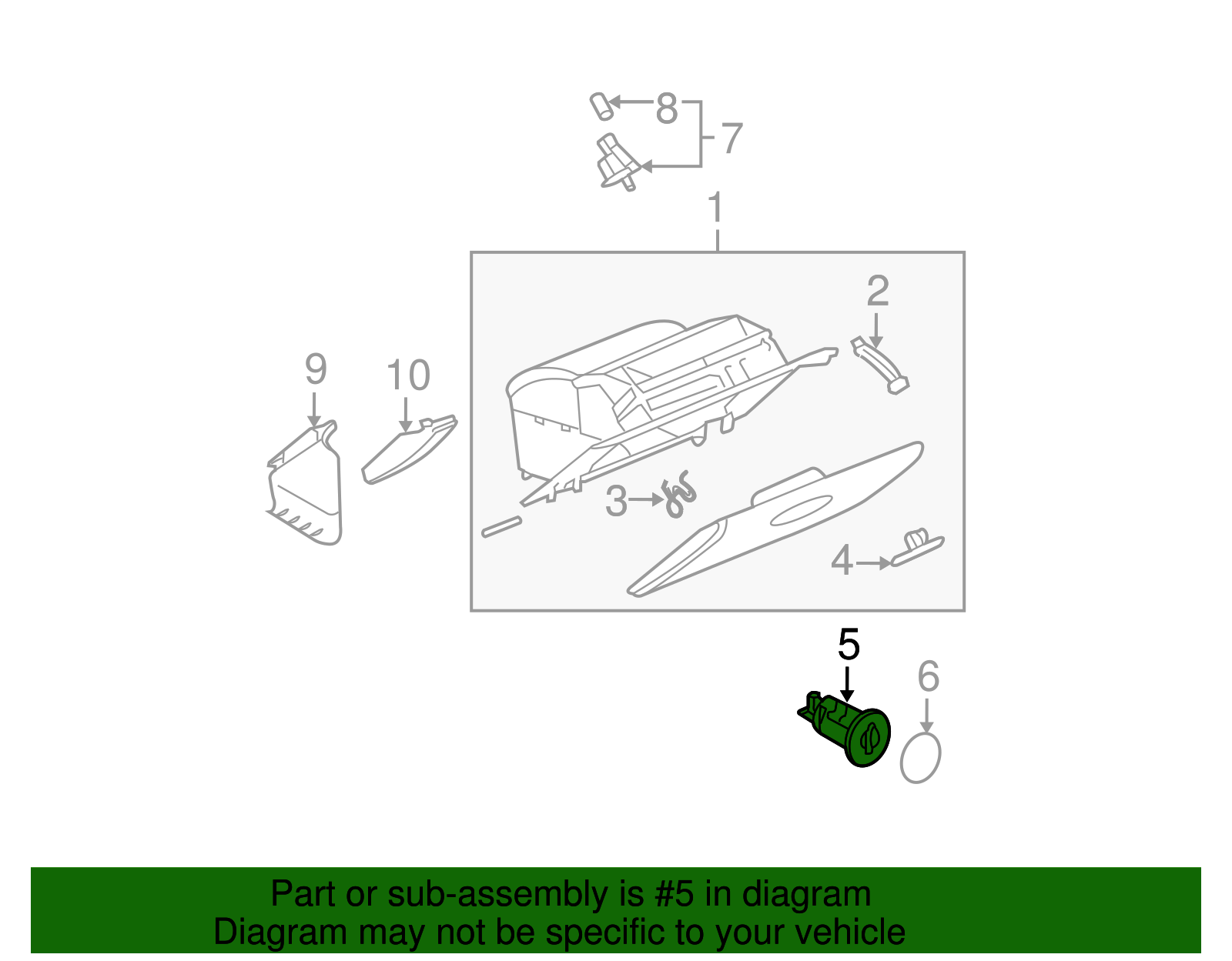 2004-2011 GM Door Lock Cylinder 20766966 | Capital Chevy Parts
