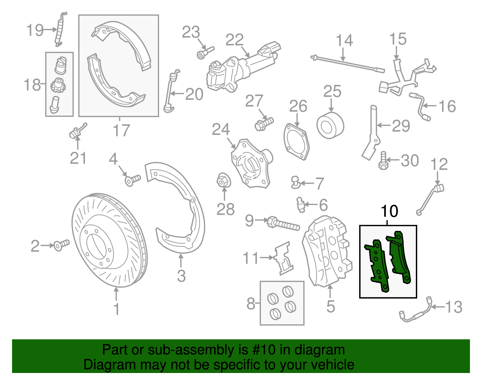 2005-2024 Porsche 1 Set Of Brake Pads Rear 987-352-939-03 | Gaudin ...