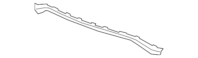 2019-2021 GMC Terrain Black Front Bumper Fascia Molding 84200477 GM ...