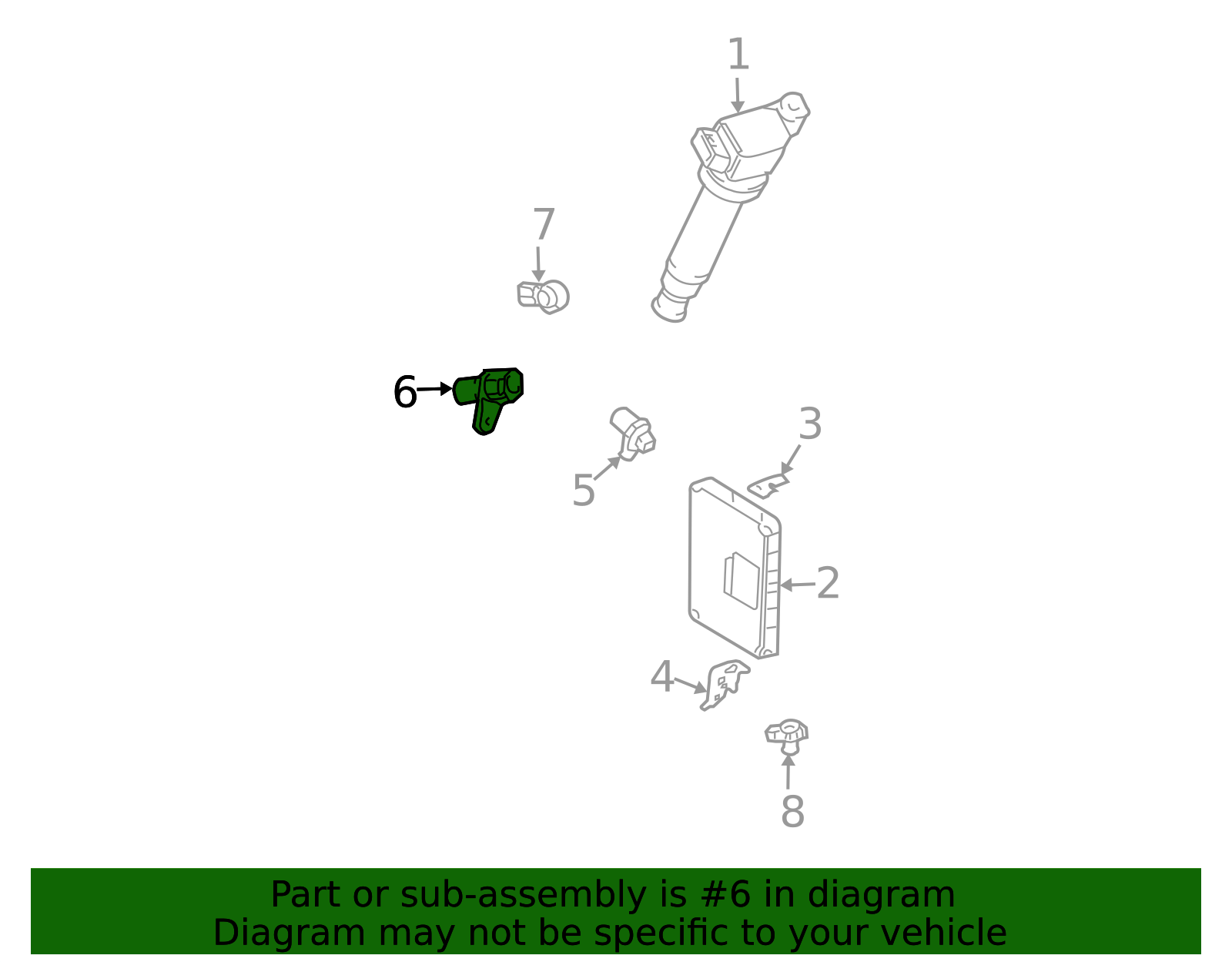 90080-19009 - Engine Crankshaft Position Sensor 1994-2010 Toyota ...