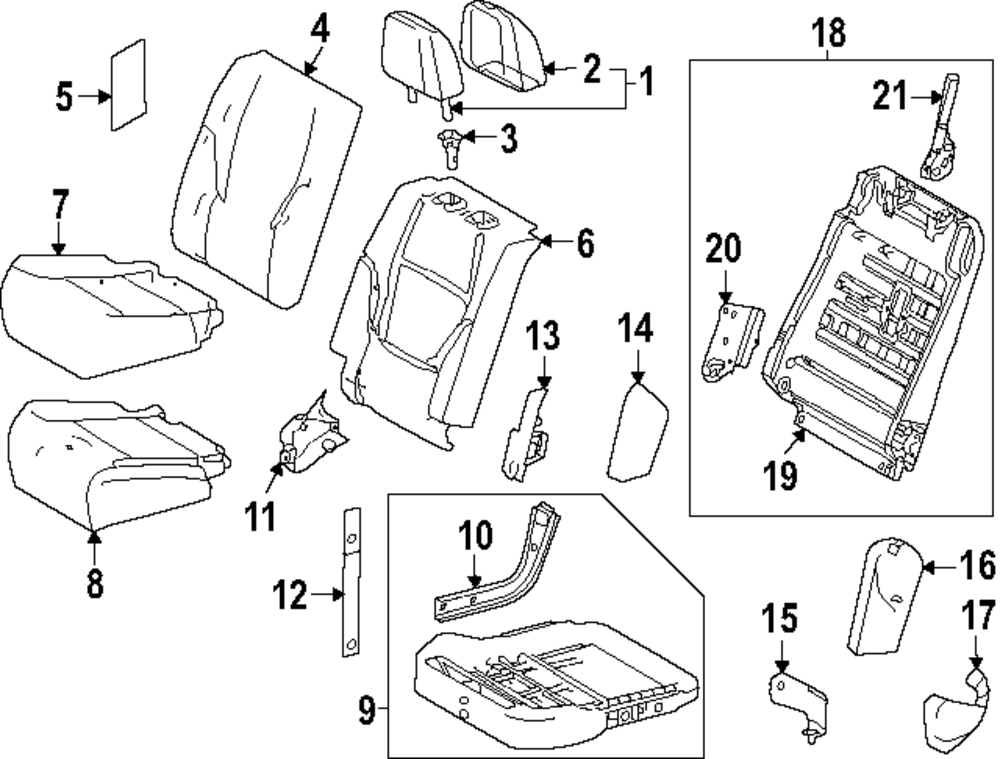 2024-2025 Toyota Tacoma Lock Cover 72665-AK010-C0 | MotorMotor