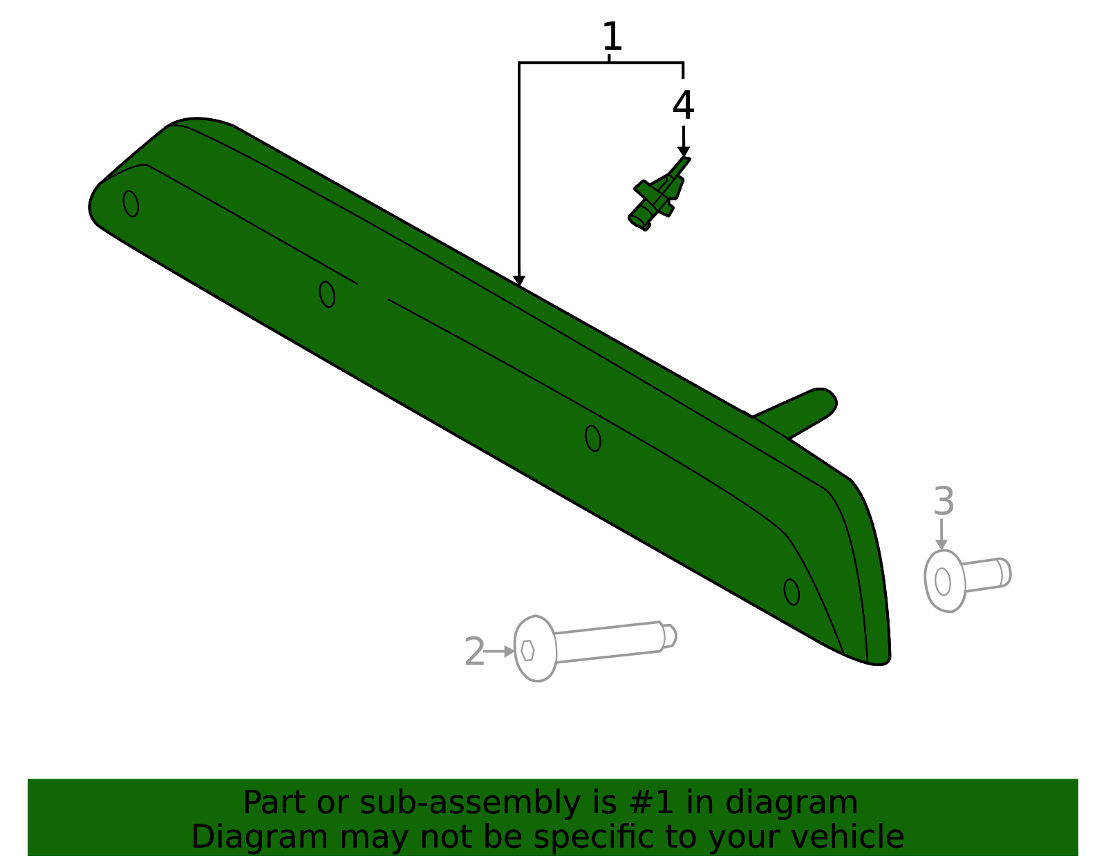 NL3Z-13A613-A - High Mount Lamp 2021-2025 Ford | Ford Parts Direct