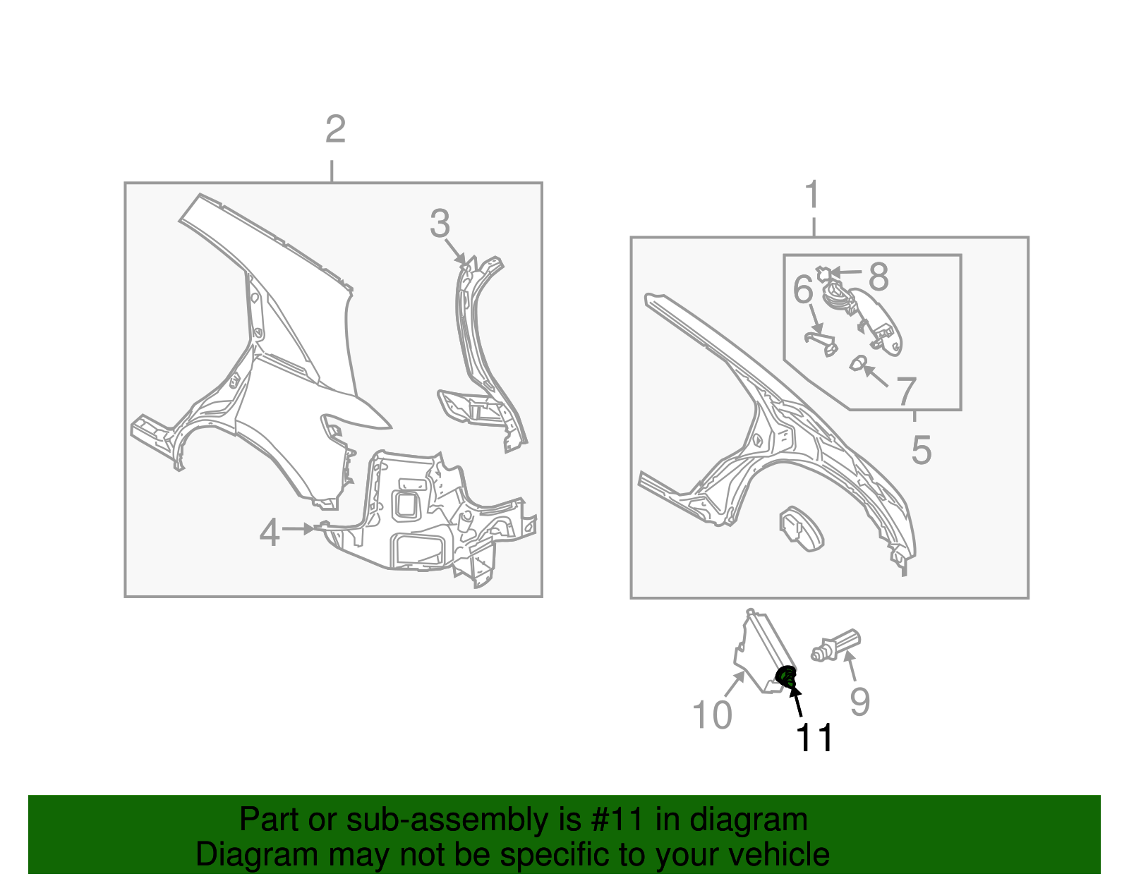 2002-2020 Infiniti Lock Actuator Nut 84656-AR000 | Infiniti of Orland Park
