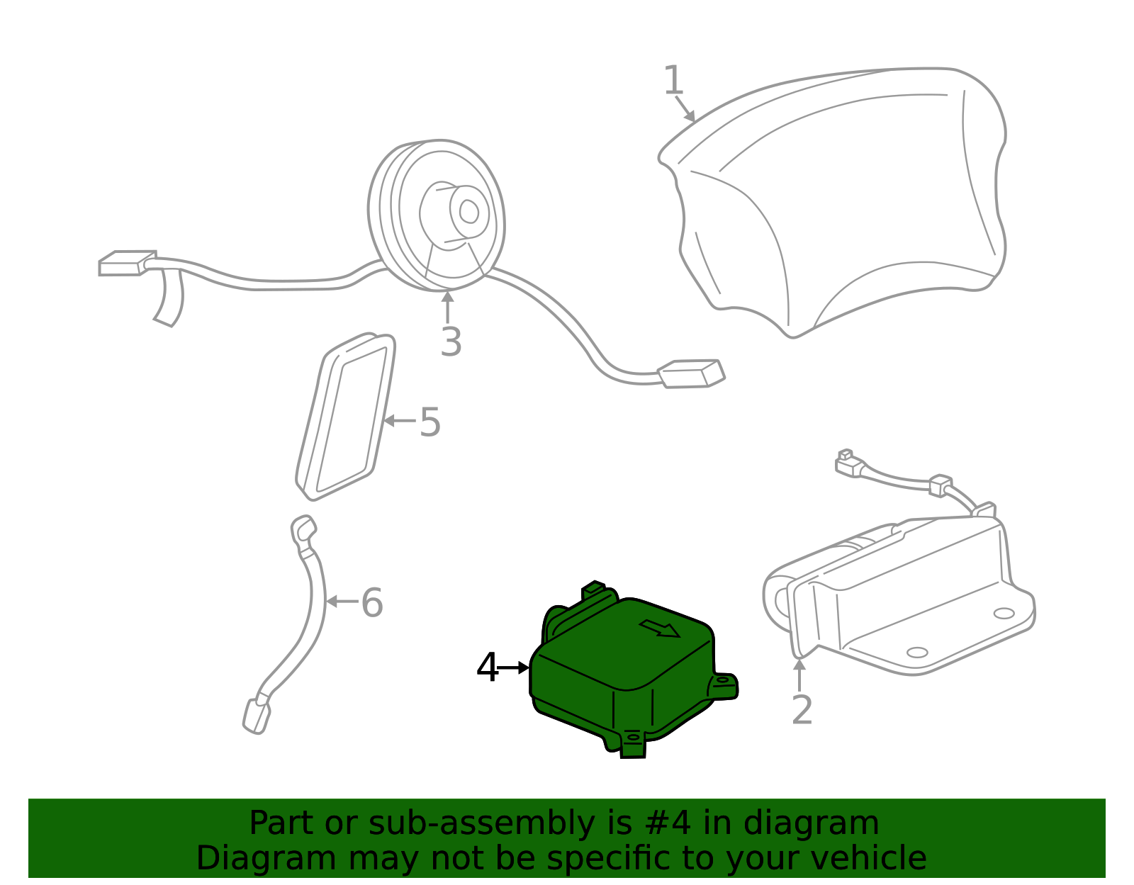 19244522 - Sensing and Diagnostic Module 2000-2005 Buick Park Avenue ...