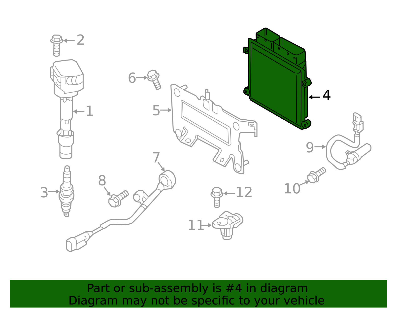 2017-2018 Hyundai Elantra Engine Control Module (ECM) 39177-2EFC2 ...