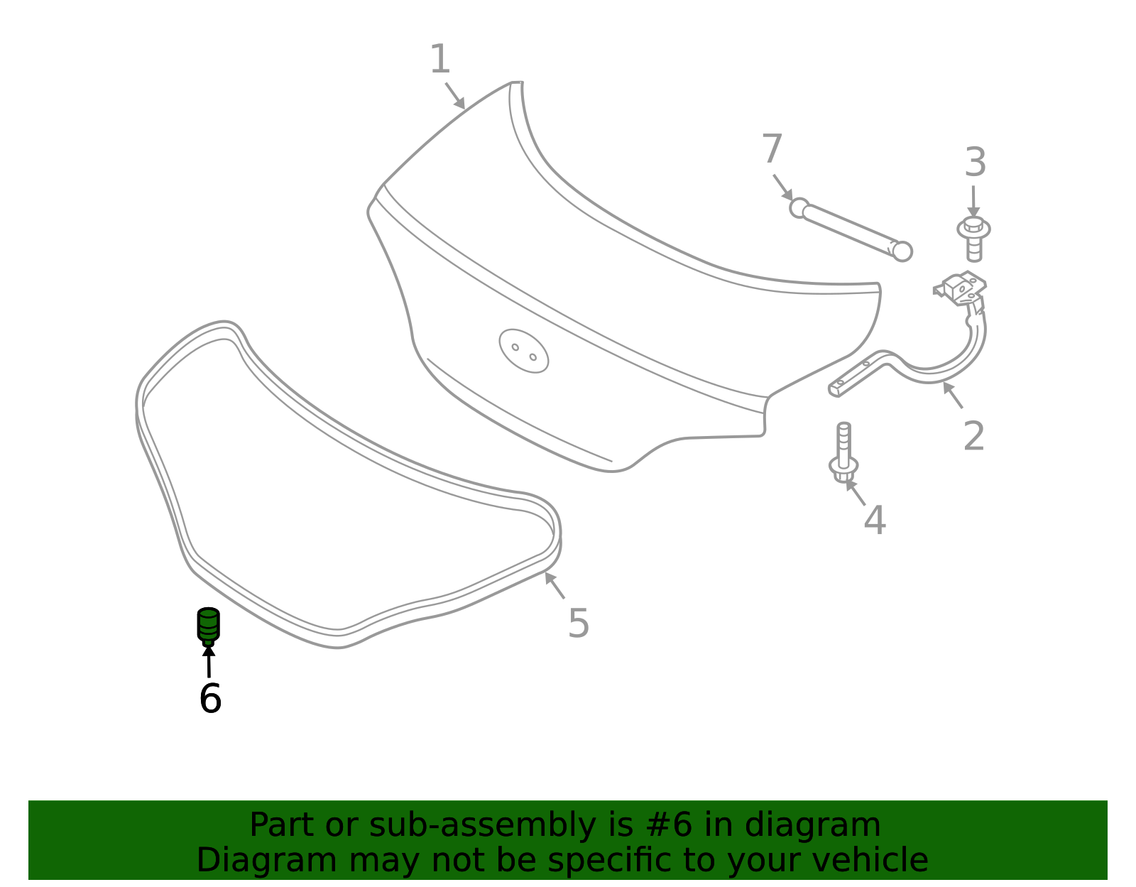 81738-1E000 - Hood Bumper - 1993-2019 Hyundai | World OEM Parts Hyundai