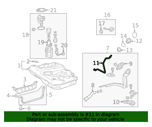 77226-33100 - High-Quality Fuel Tank Vent Hose for 2013-2018 Lexus ...