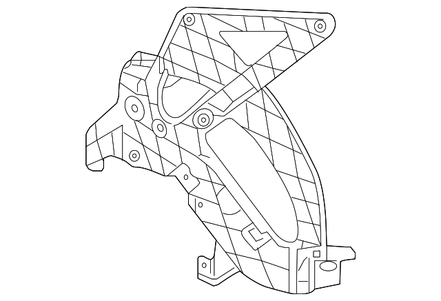 2019-2022 Chevrolet Front Passenger Side Bumper Impact Bar Bracket ...