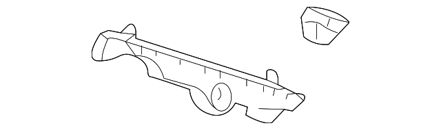 2019-2025 Chevrolet Passenger Side Front Bumper Fascia Guide 84624944 ...