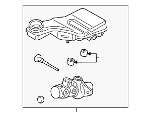 Brake Master Cylinder - OEM Pressure Unit for Ford | AutoNation Parts