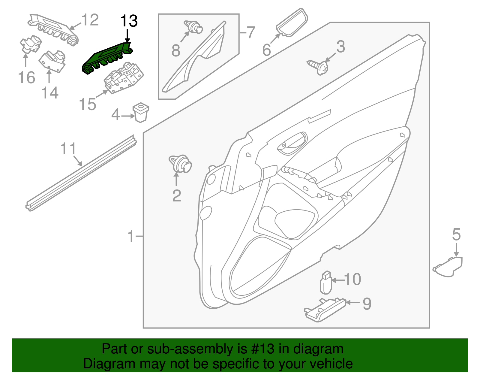 2014-2017 Mazda 6 | Switch Panel | GJR9-68-4L6E-02 | Mazda Online Parts