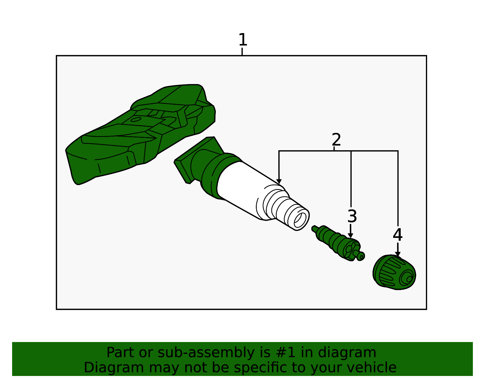 2019-2025 BMW Tire Pressure Monitoring System (TPMS) Sensor 36-10-6-877 ...