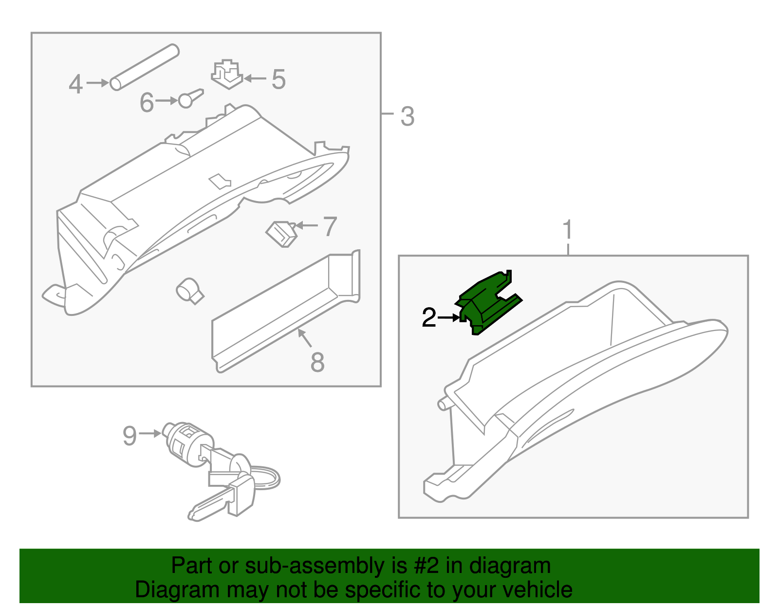 68630-4GF1C - Lock Assembly 2014-2020 Infiniti Q50 | Infiniti of Orland Park