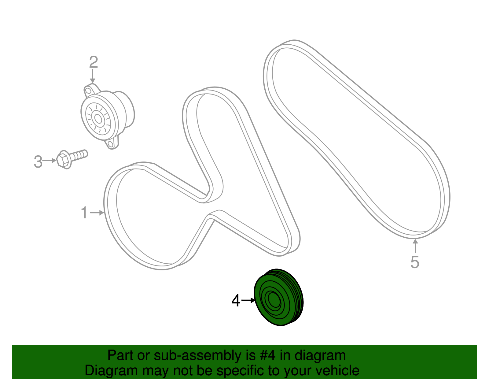 2021-2025 Ford Idler Pulley ML3Z-8678-B | Ford OEM Parts Outlet