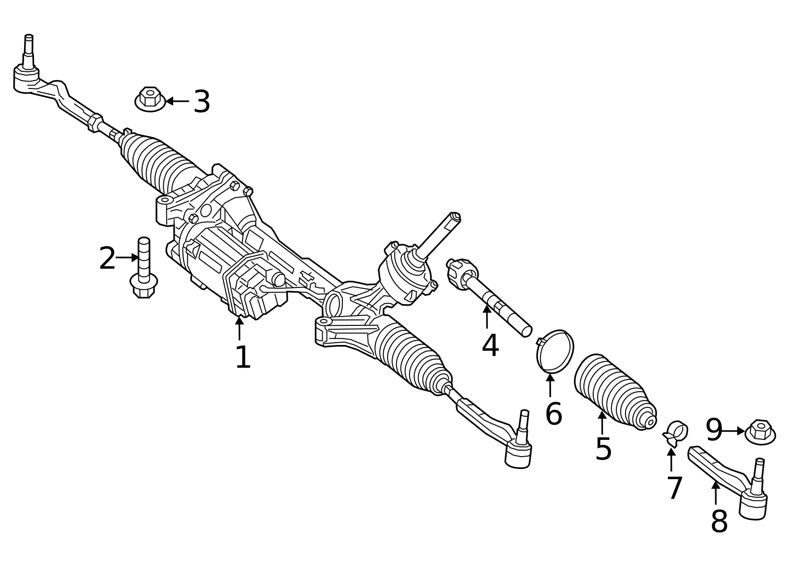 Rack And Pinion Assembly 447-460-29-00 | MB Parts Center