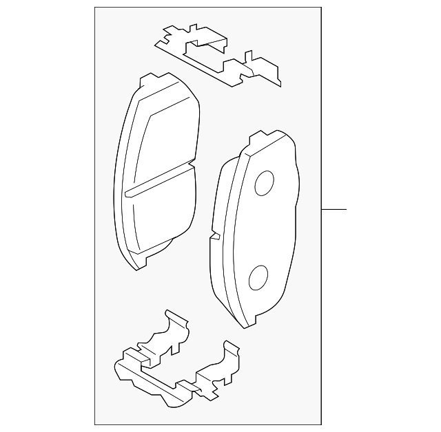 2018-2023 Hyundai Kona Pad Kit Front Disc Brake 58101-J9A15 | OEM Parts ...
