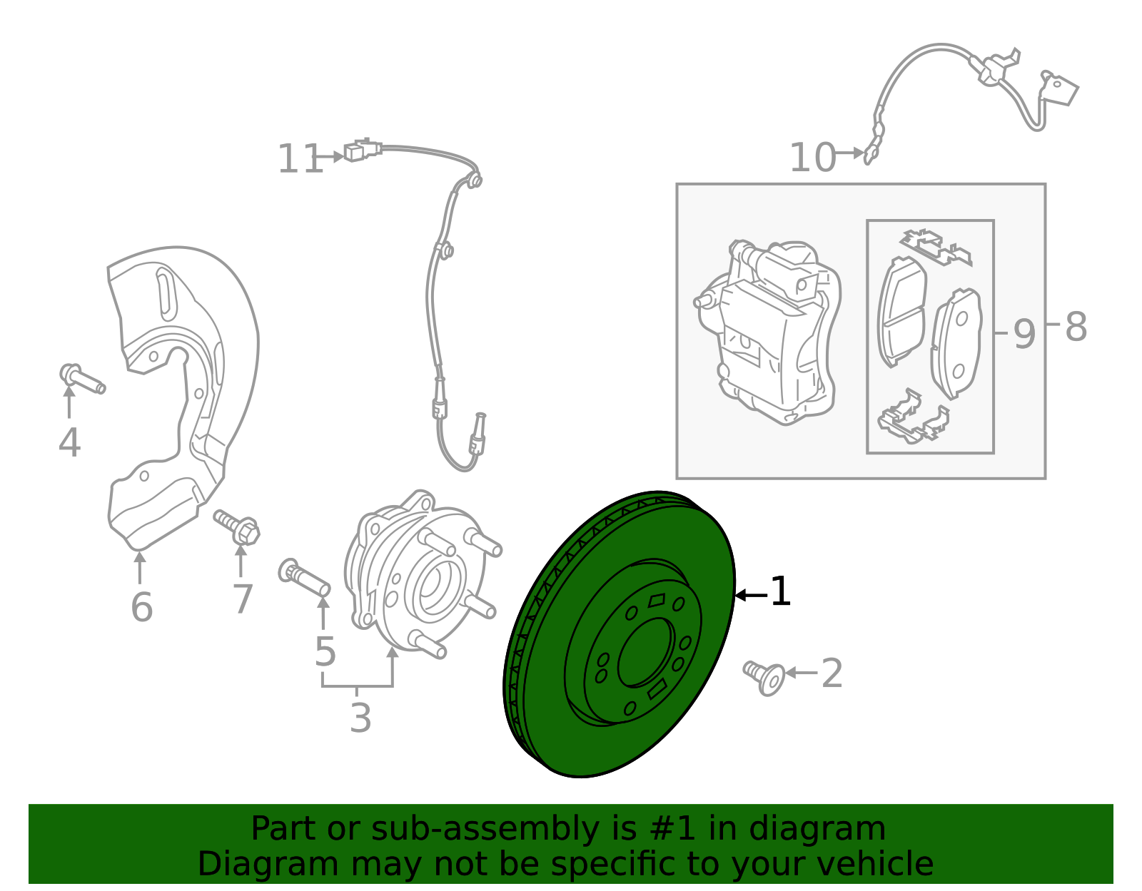 Genuine Rotor for 2016-2023 Hyundai | Part# 51712-C1000 | Hyundai OEM ...