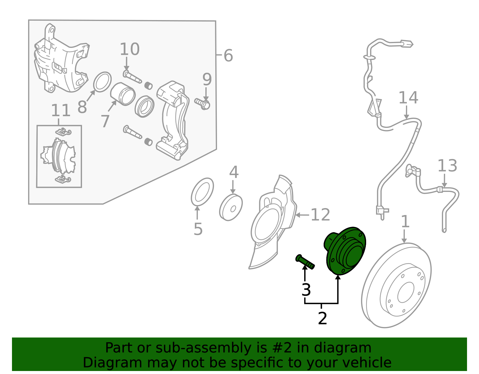 51750-3A003 - Hub Assembly 2004-2009 Kia | Kia.Parts Store