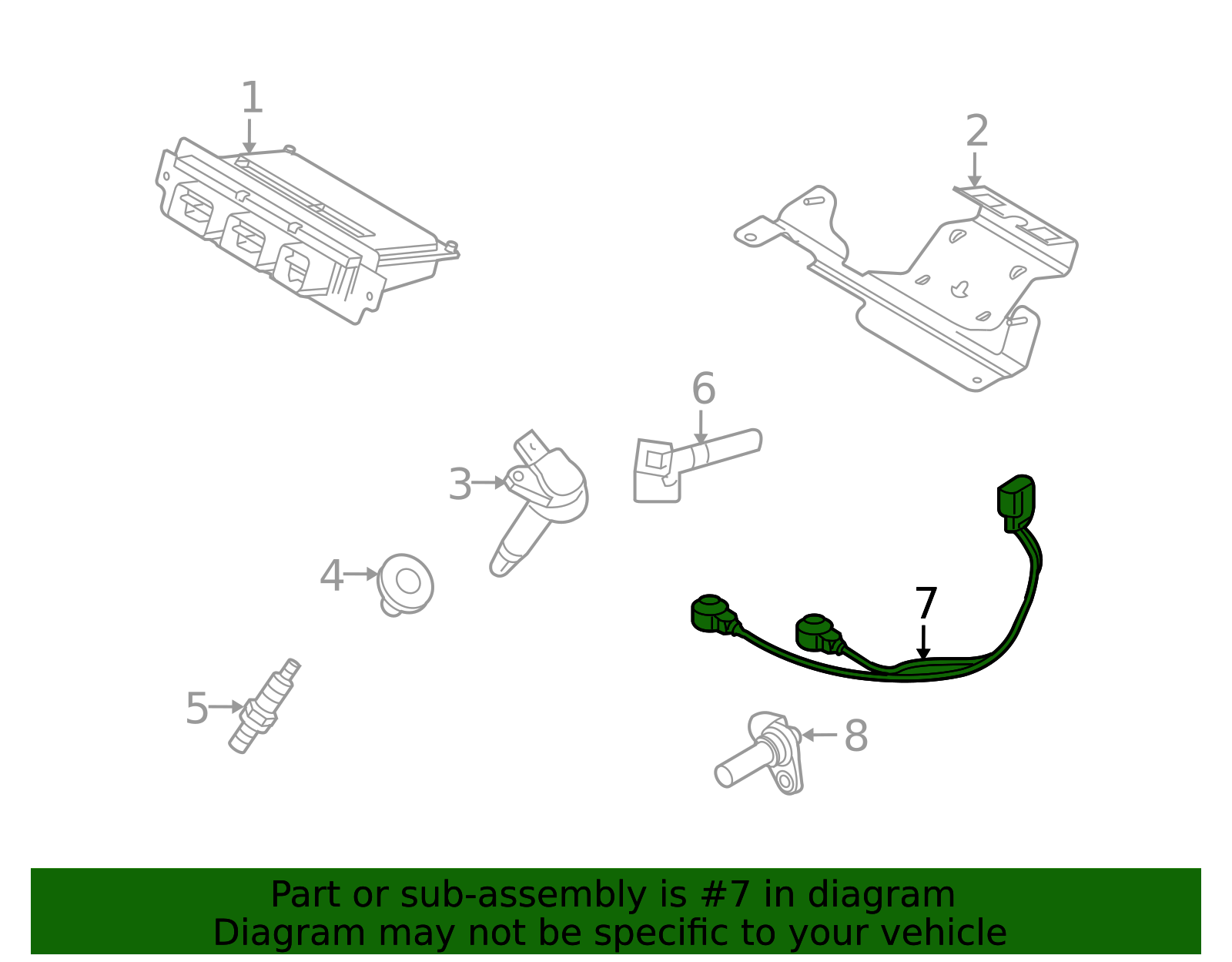 7T4Z-12A699-A - Knock Sensor | Ford Parts Direct