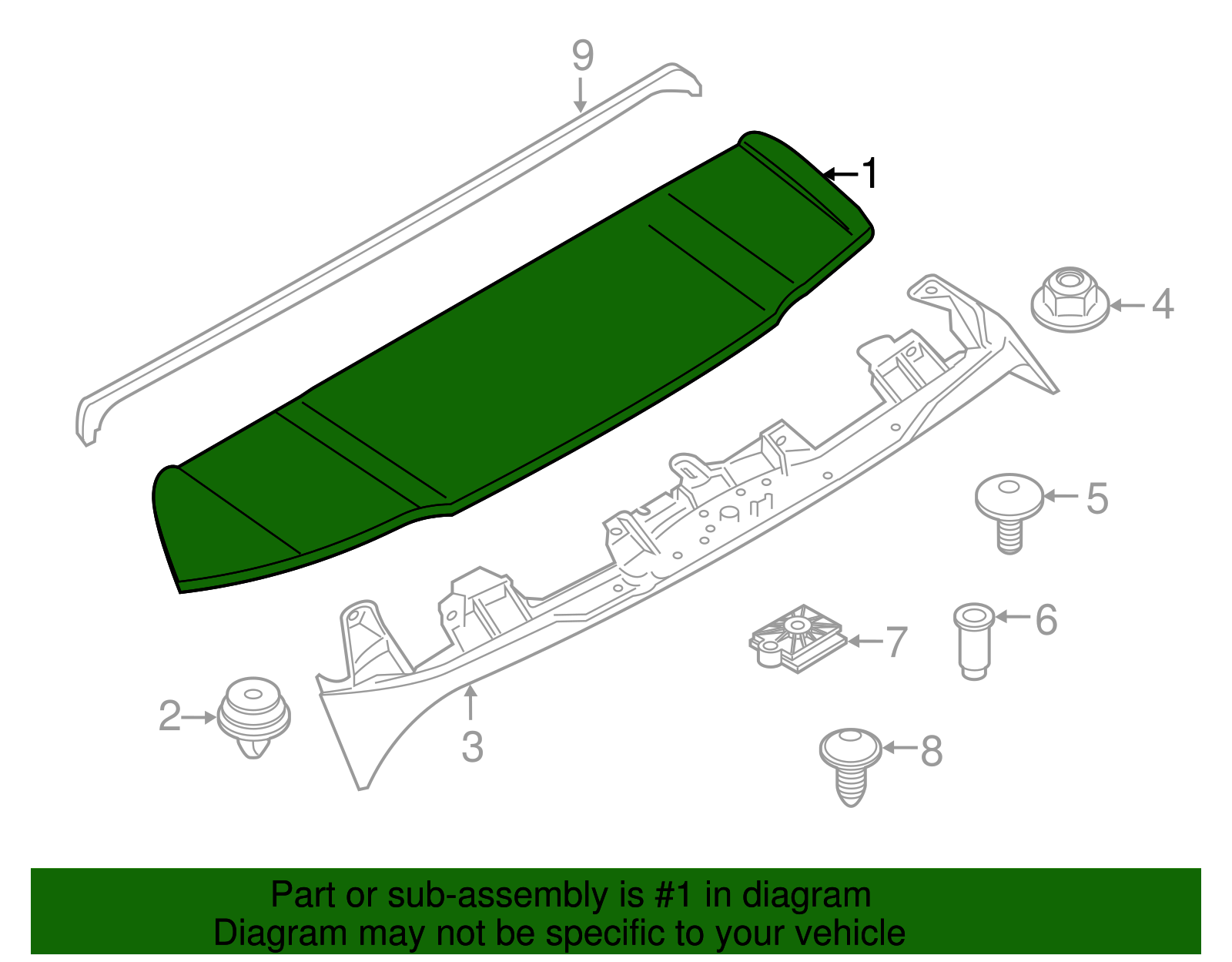 2020-2024 BMW X3 Bmw Oem X3 M Rear Spoiler Retrofit Kit 51-24-8-082-246 ...