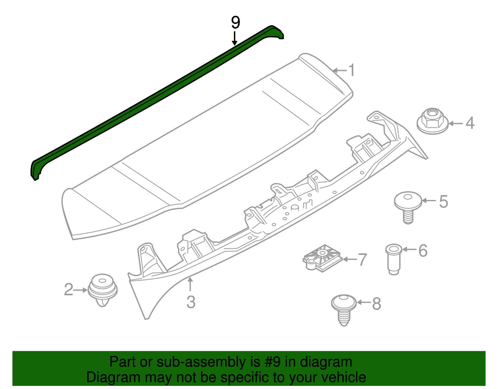 51767458905 - 2018-2024 BMW X3 Seal (51-76-7-458-905) | BMW of South ...
