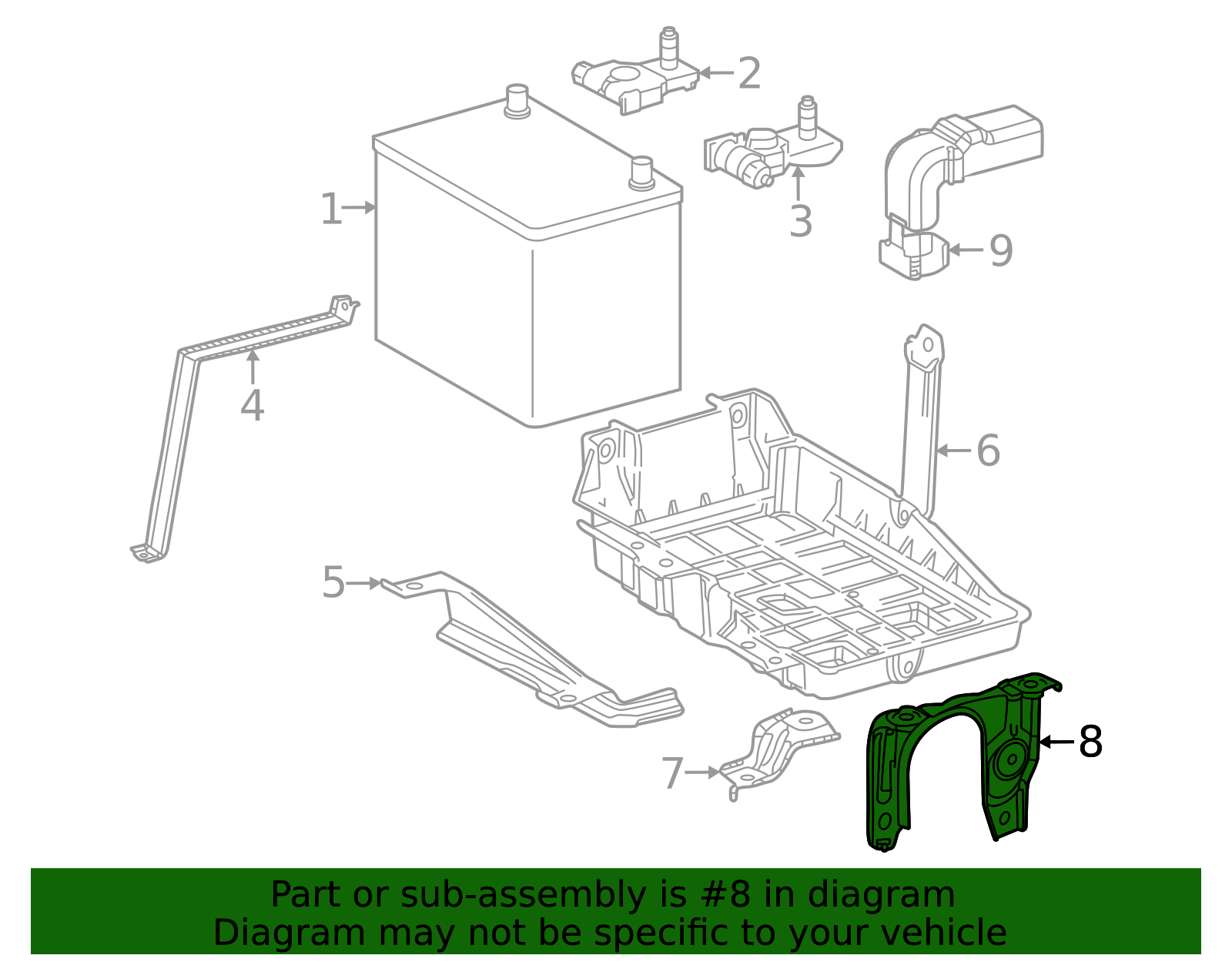 74417-04010 - High-Quality Battery Tray Mount Bracket for 2024-2025 ...