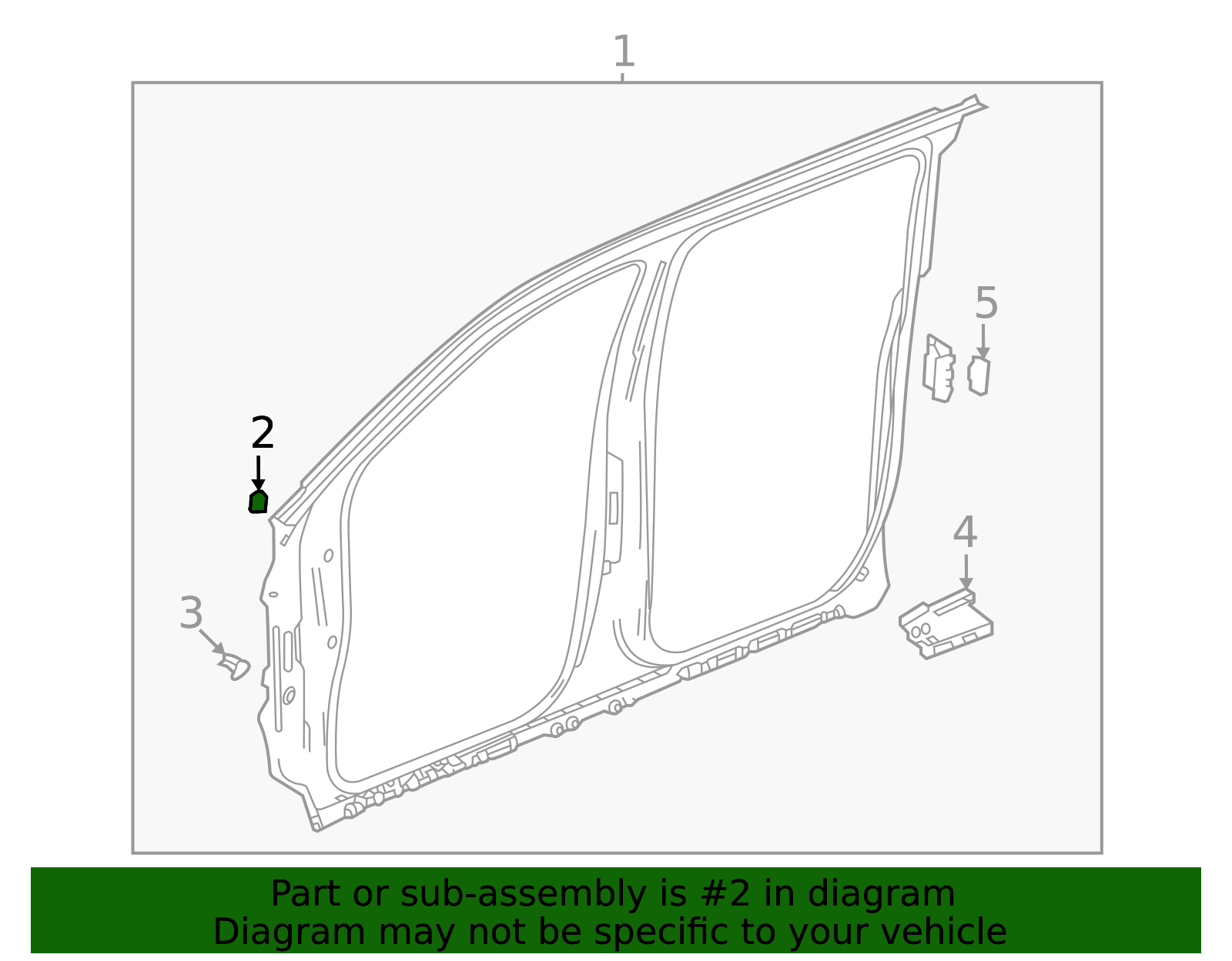 2021-2025 GM Body Side Front Fender Rear Upper Bracket 84266849 ...