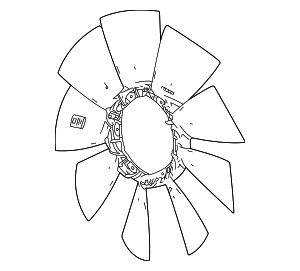 2020-2025 GM Fan Blade 84012677 | Capital Chevy Parts