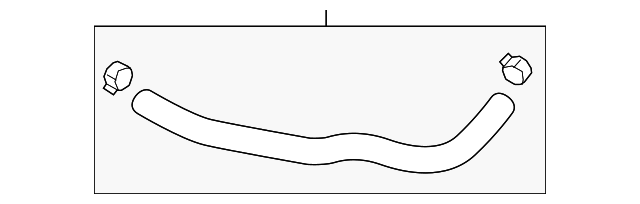 25472-2E000 - Engine Coolant Bypass Hose - 2011-2021 Hyundai | World ...