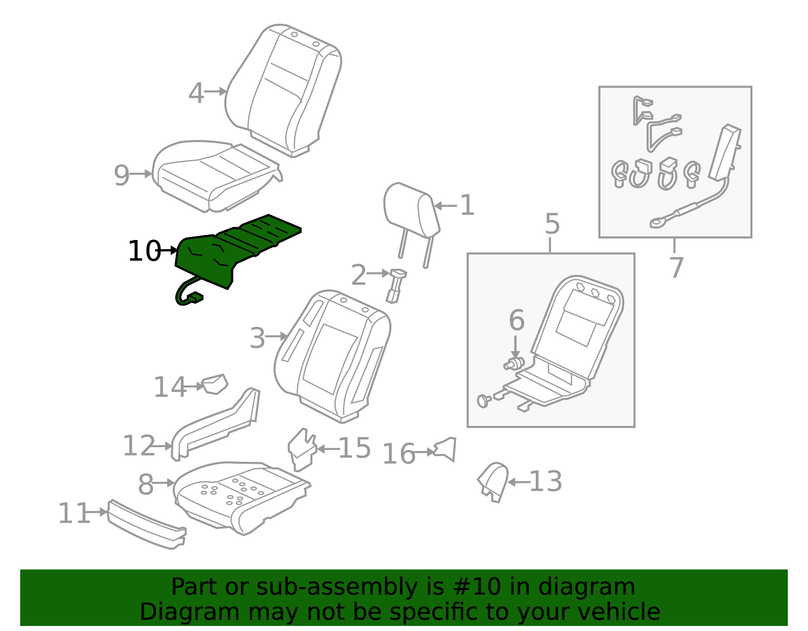 81134-SJA-A02 - High-Quality Seat Cushion Heater for 2009-2012 Acura RL ...