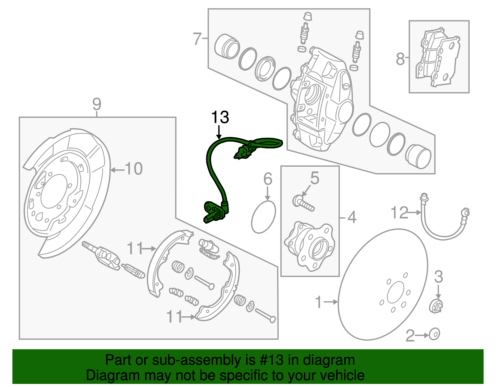 2011-2019 Infiniti Rear Speed Sensor 47900-1MA0A | Faulkner Infiniti of ...