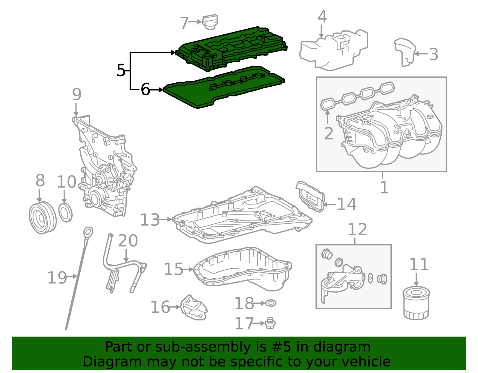 11201-75081 - Valve Cover 2016-2023 Toyota Tacoma | Toyota San Diego Parts