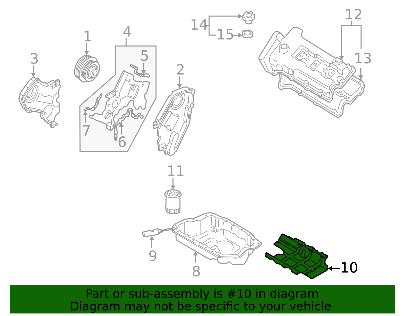 KJ01-10-402B - High-Quality Oil Pan Baffle Plate for AutoNation Parts
