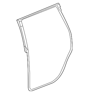 84507989 - Rear Passenger Side Door Weatherstrip 2015-2020 GM | Gateway ...