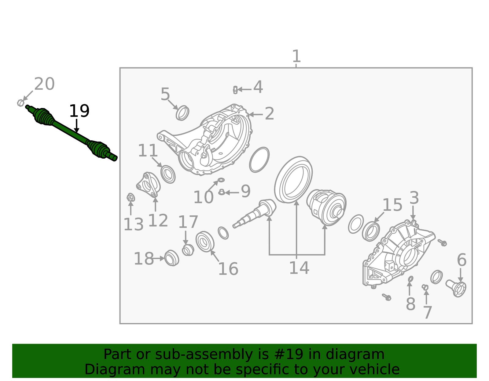 Axle Assembly 49601-T6300 | OEM Parts Online